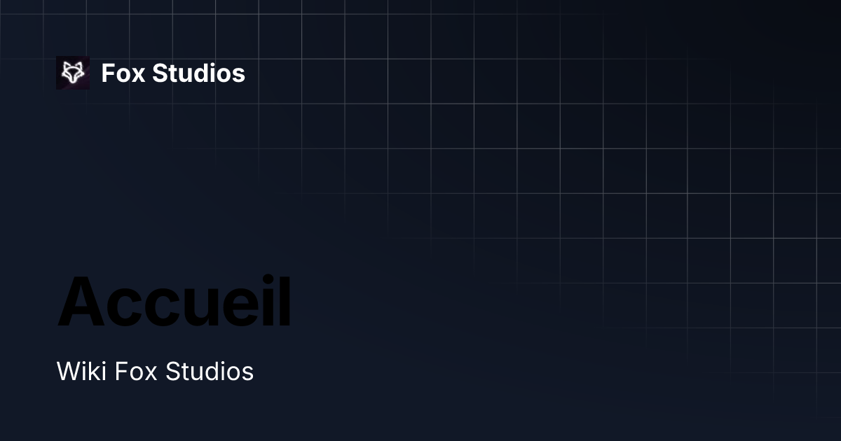 Accueil | Fox Studios